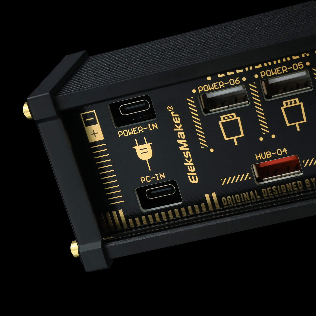 Atomic Voyage NK4 – 10-Port USB Hub with Individual Switches and OLED ...
