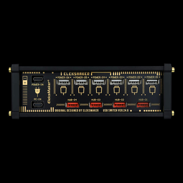 Atomic Voyage NK4 – 10-Port USB Hub with Individual Switches and OLED ...