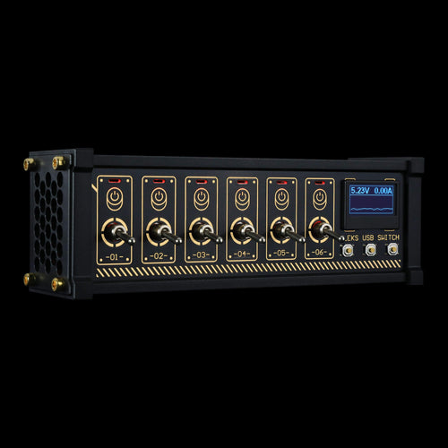Atomic Voyage NK4 – 10-Port USB Hub with Individual Switches and OLED ...