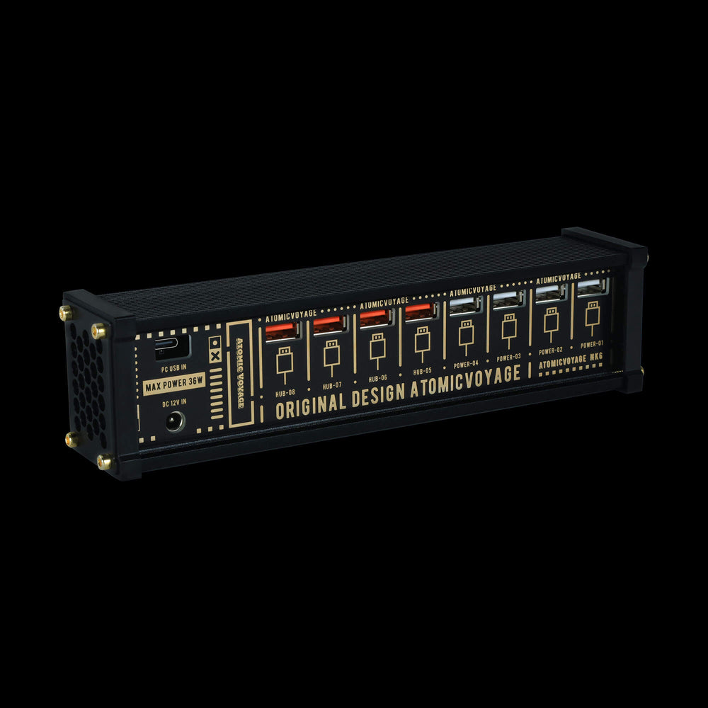 Atomic Voyage NK6 - 8-Port USB Data Hub with Individual LED Power ...