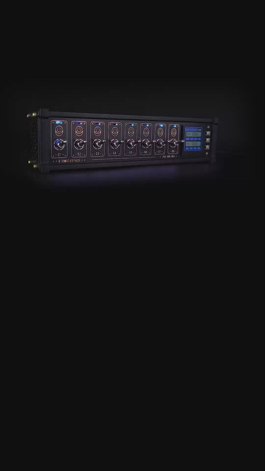 Atomic Voyage NK6 - 8-Port USB Data Hub with Individual LED Power ...