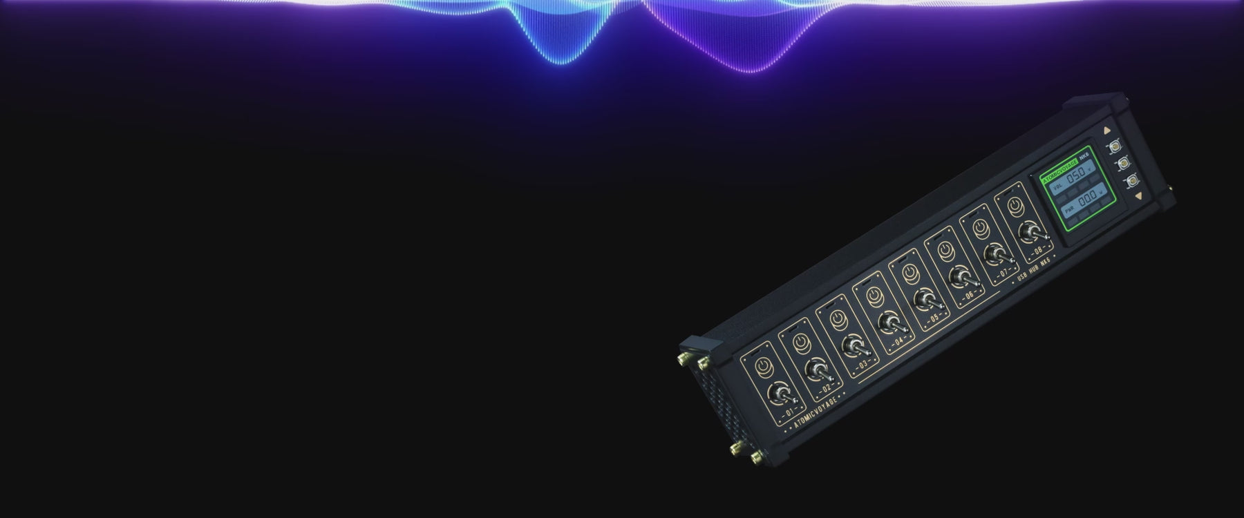 Atomic Voyage NK6 - 8-Port USB Data Hub with Individual LED Power ...