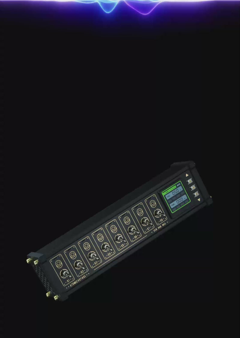 Atomic Voyage NK6 - 8-Port USB Data Hub with Individual LED Power ...